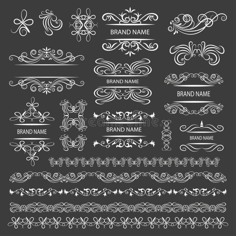 Set of Vector Graphic Elements for Design Stock Vector - Illustration ...