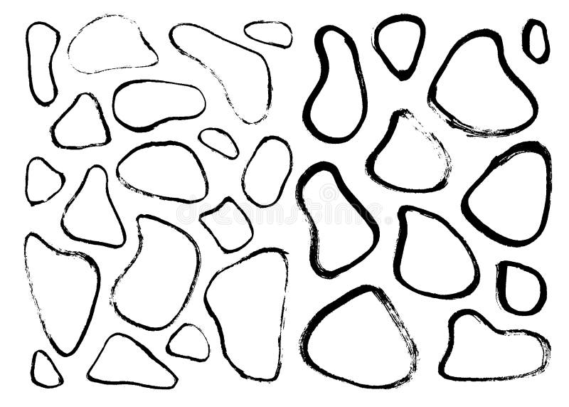 Set of Vector Grungy Graphite Pencil Art Brushes. Pencil Textures of ...