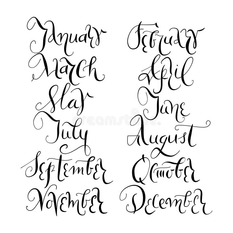 April Calligraphy Stock Illustrations – 10,963 April Calligraphy Stock ...