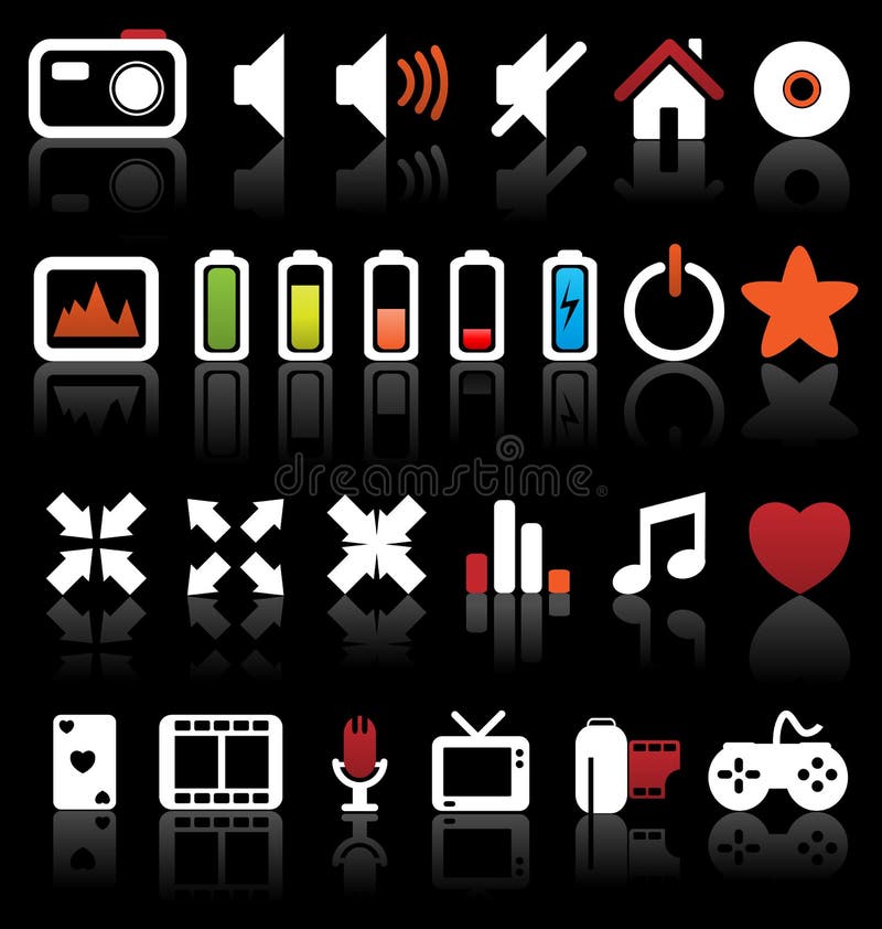Power Buttons Icons Button Icon Set Vector Vectors Start on Off Turn ...