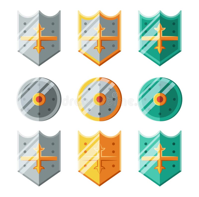 Game icon set. stock vector. Illustration of paper, resource - 272670437