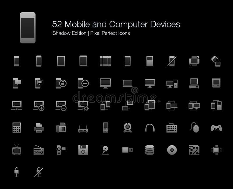 Perfect Icons Shadow Edition Stock Illustrations – 65 Perfect Icons ...