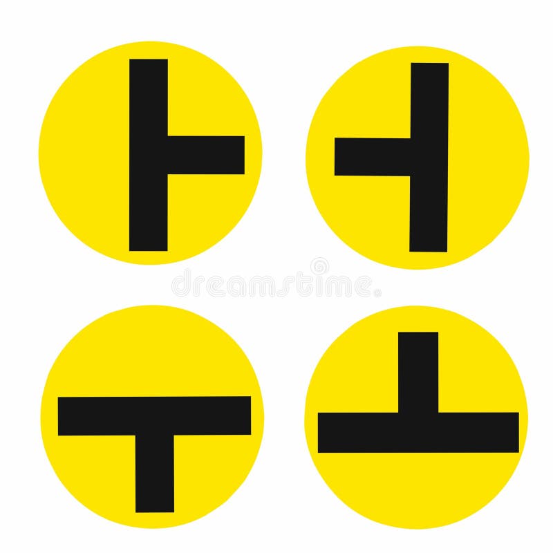 Intersection Signs in Chile Stock Illustration - Illustration of group ... Intersection Signs in Chile Stock Illustration - Illustration of group ...