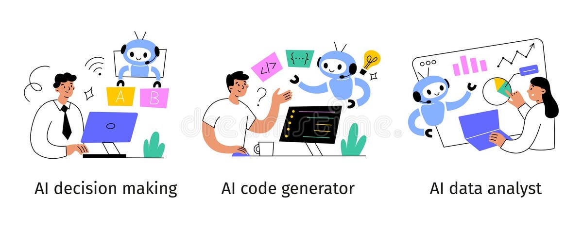 Ai Generator Artificial Intelligence Cartoon Stock Illustrations – 189 ...