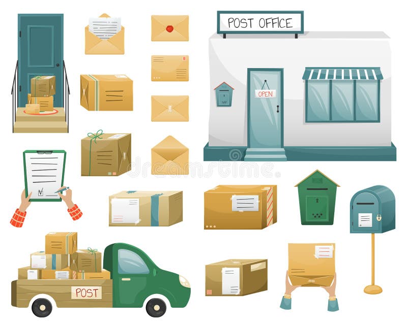 Mailing Illustrations Stock Illustrations – 260 Mailing Illustrations ...