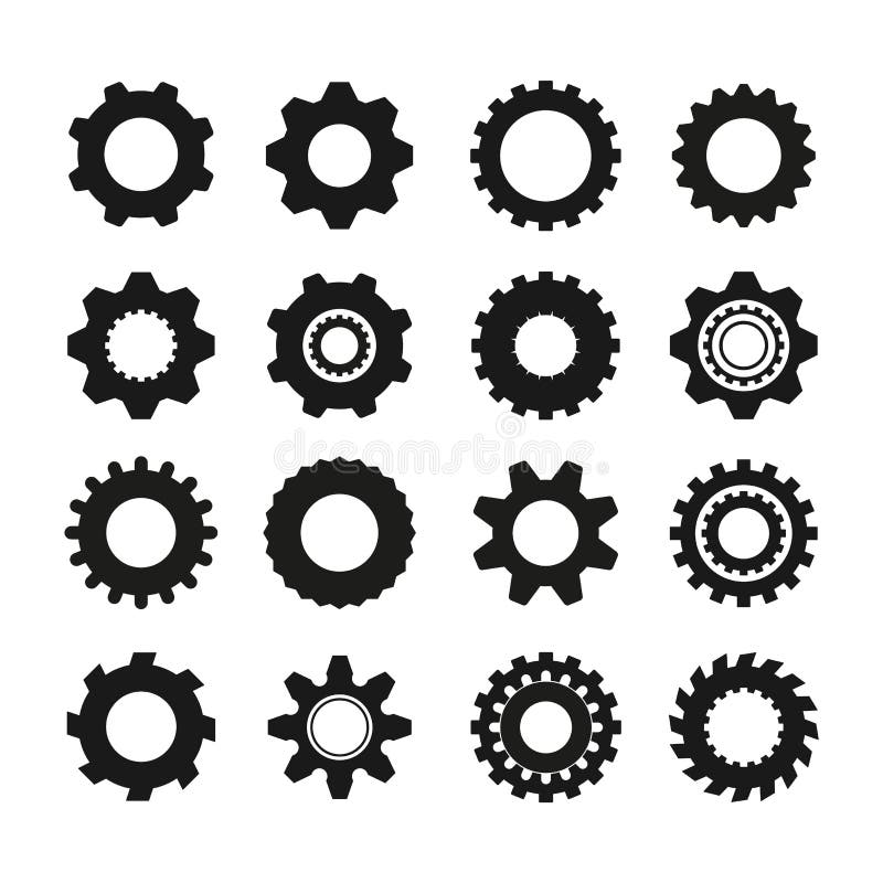Vector Image Machine Gears and Transmission Parts Stock Vector ...