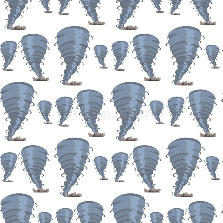 Set Vector Image Pattern Destructive Tornado Stock Vector ...