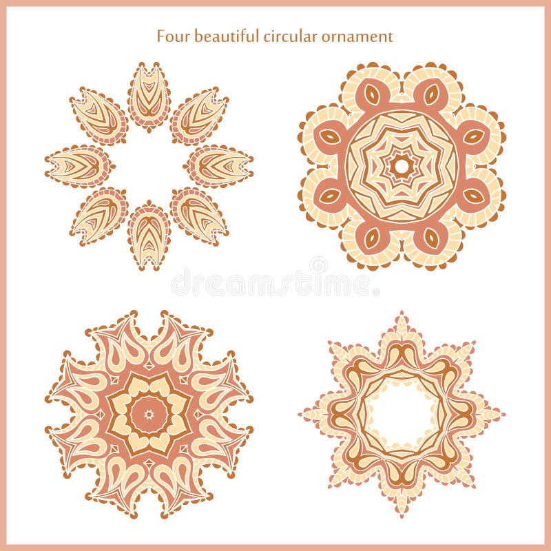 Set of Vector Logos. the Circular Pattern. Company Logo, Mark and ...