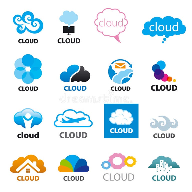 Cloud Logos Stock Illustrations – 5,741 Cloud Logos Stock Illustrations ...