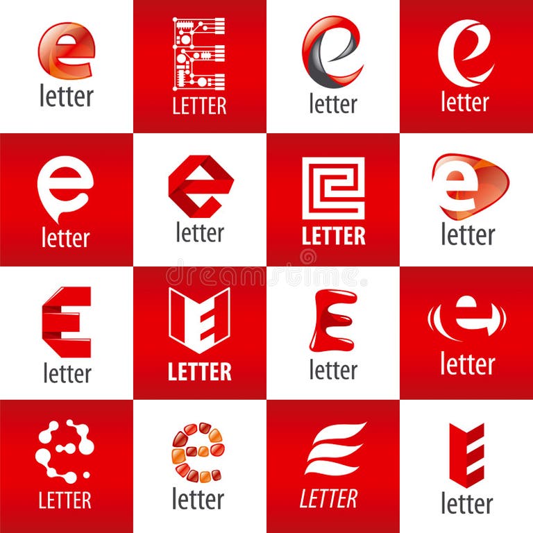 Vector Logos Letter E Stock Illustrations – 3,213 Vector Logos Letter E ...