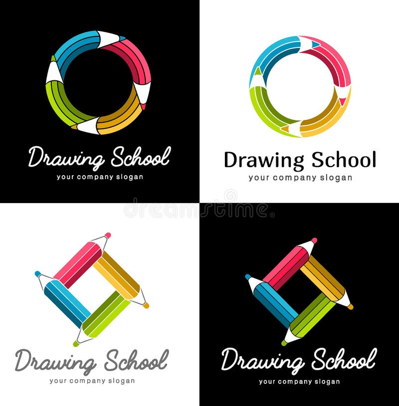 My school drawing stock illustration. Illustration of summer - 10041847