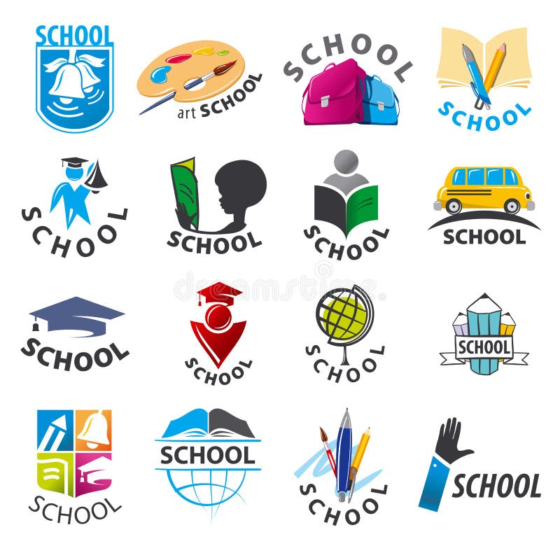 Vector School Subjects Icons Set: Literature, Art, History, Music ...