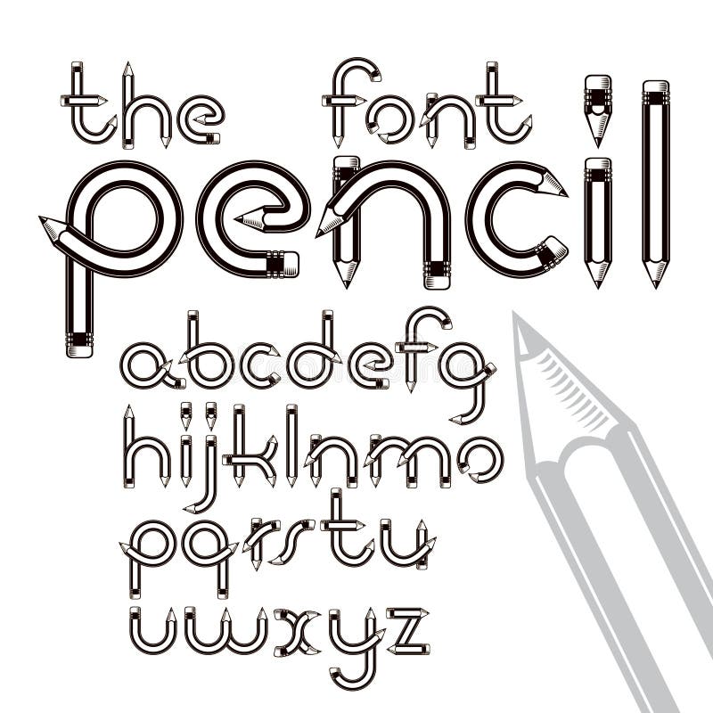 Set of Vector Lower Case English Alphabet Letters Isolated Created with ...