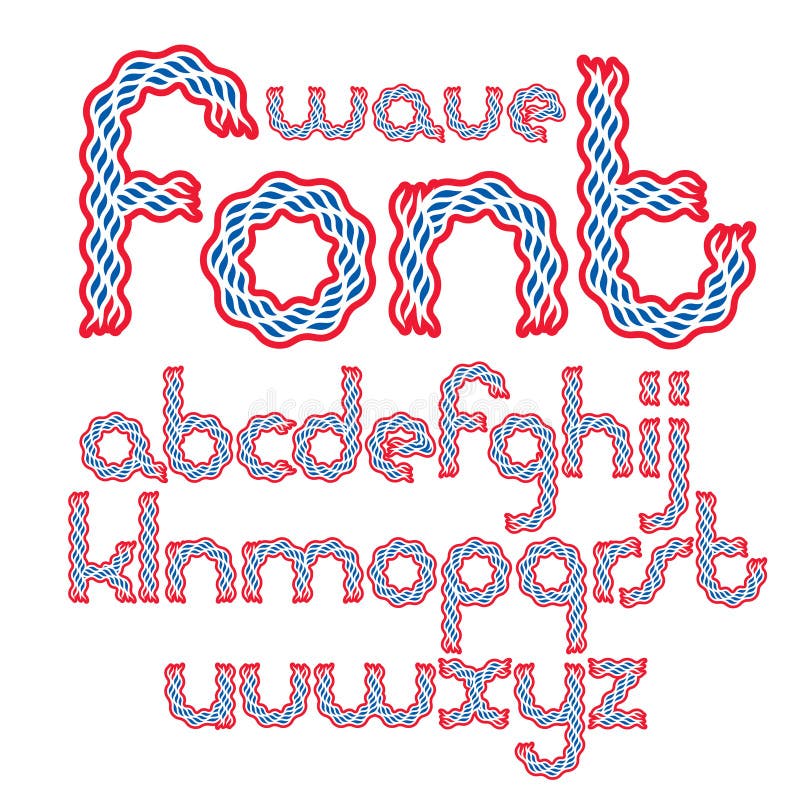 Set of Vector Lower Case Rounded English Alphabet Letters Isolated ...