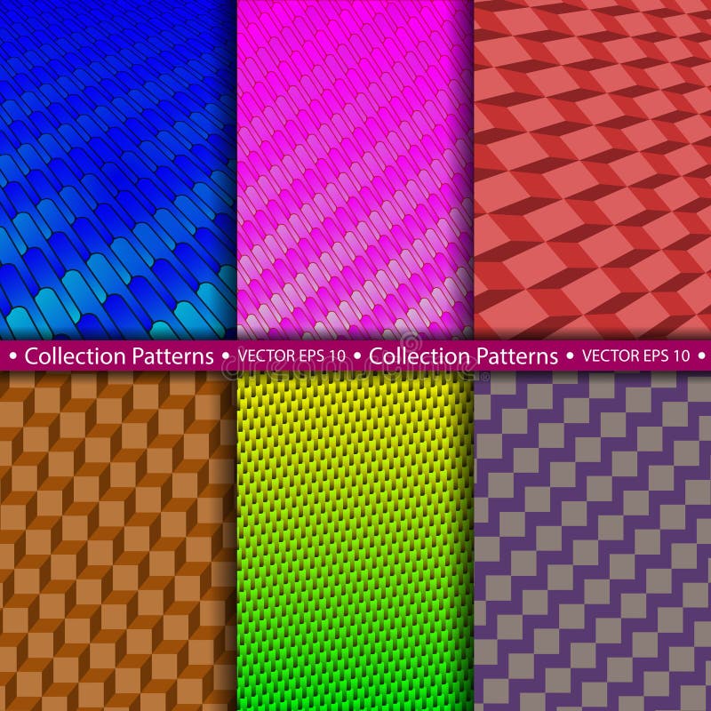 Set of Vector Patterns for Textile Design and Decoration, Packaging and ...