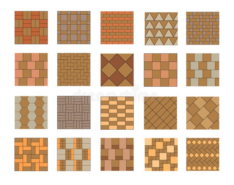 Brick Paving Patterns Stock Illustrations – 297 Brick Paving Patterns ...