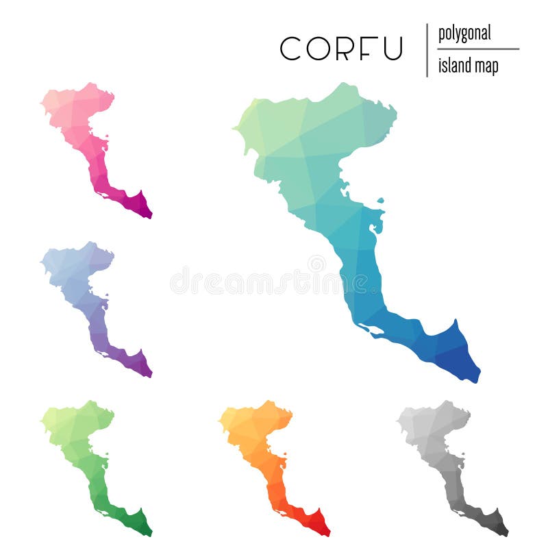 Corfu Maps Stock Illustrations – 9 Corfu Maps Stock Illustrations ...