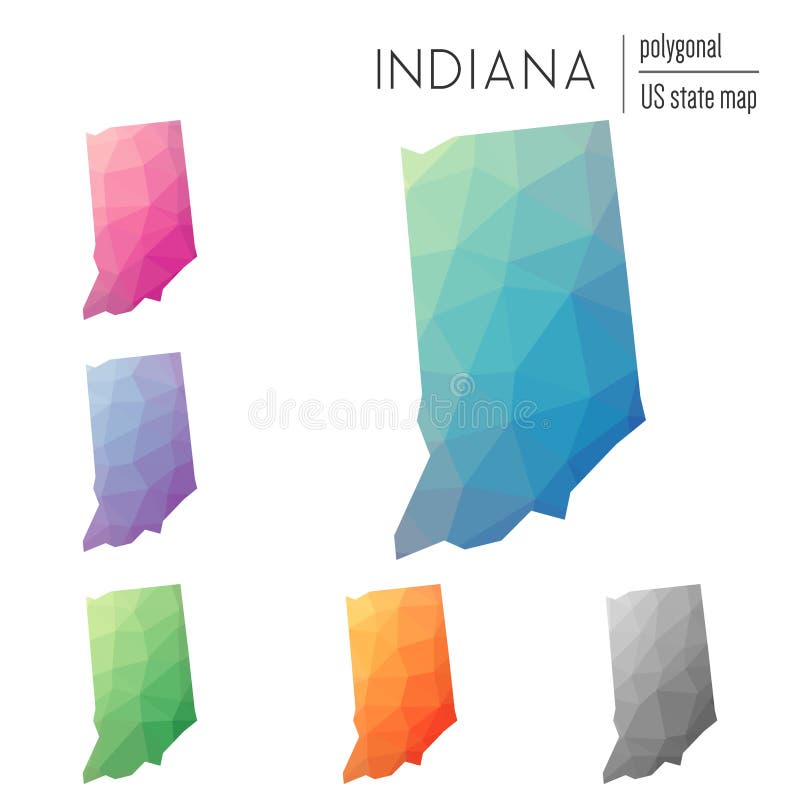 Set Vector Polygonal Indiana Maps Stock Illustrations – 4 Set Vector ... Set Vector Polygonal Indiana Maps Stock Illustrations – 4 Set Vector ...