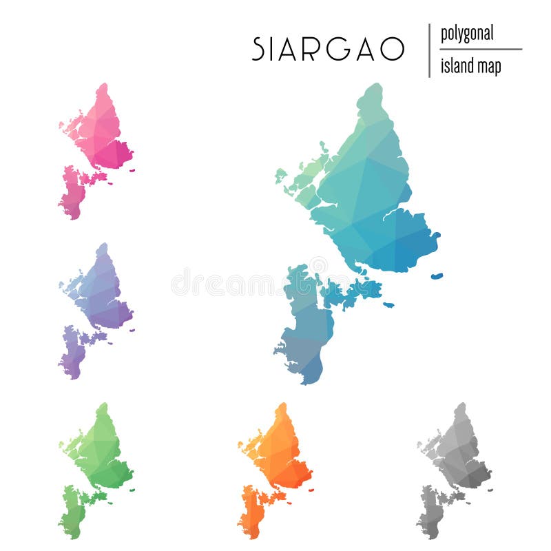 Siargao vector map. stock vector. Illustration of impress - 98855599