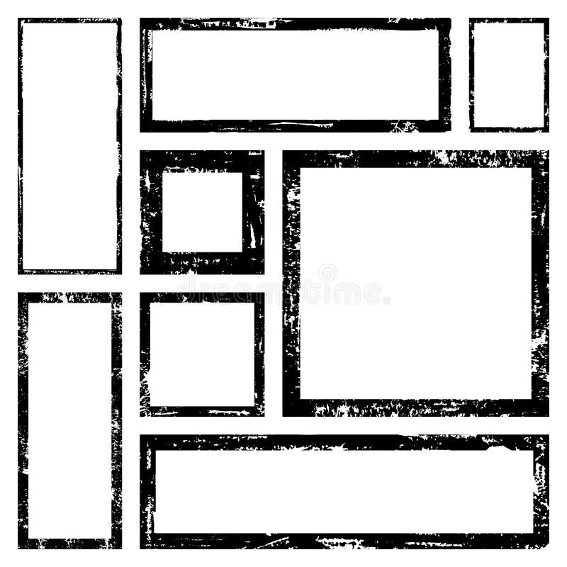 Distressed Art Rectangle Shape Stock Illustrations – 483 Distressed Art ...