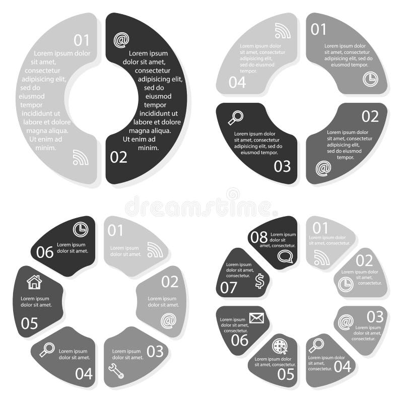 Vector Round Infographics. Template for Circle Diagram. Stock Vector ...