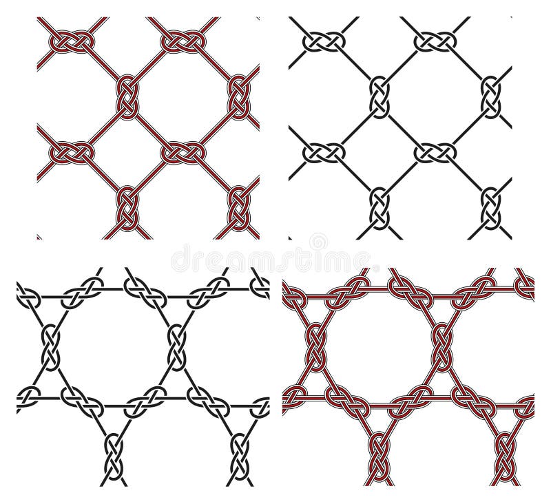 Set of Vector Seamless Celtic Design Elements Stock Vector ...