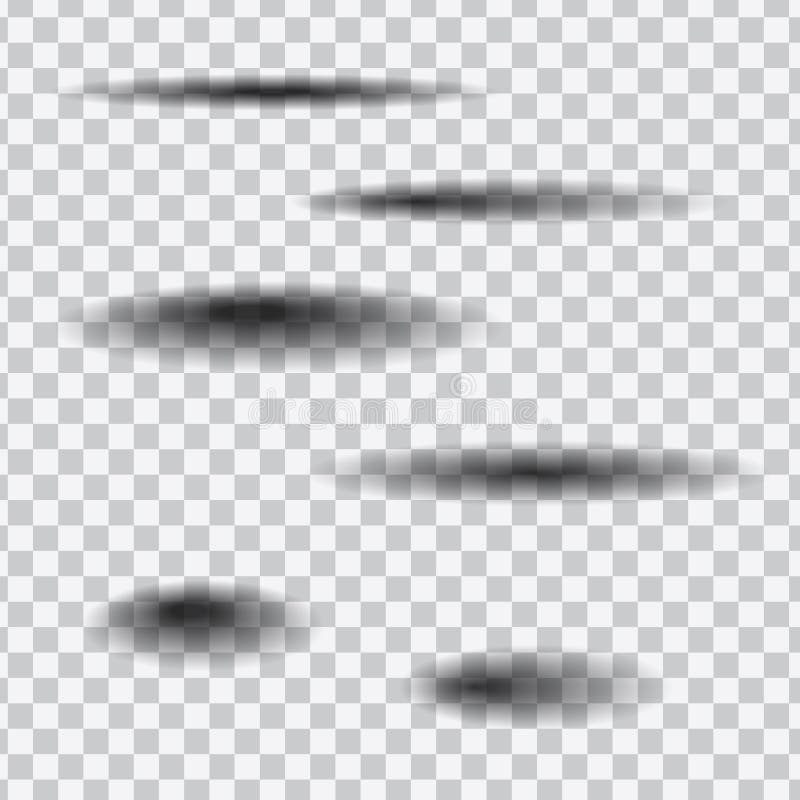 Set of Vector Shadows of Different Shapes Stock Vector - Illustration ...