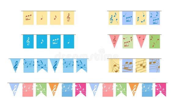 Flags Music Notes Stock Illustrations – 115 Flags Music Notes Stock ...