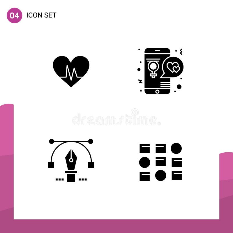 The Pulse of Love: Heart in a Cardiogram. Generative AI Stock ...
