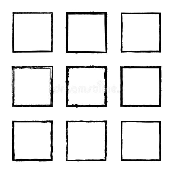 Uneven Border Square Stock Illustrations – 1,050 Uneven Border Square ...