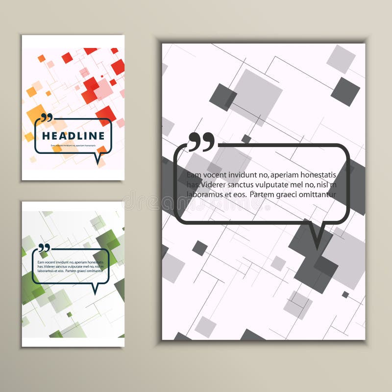 Set Vector Squares Green Red and Black Stock Vector - Illustration of ...