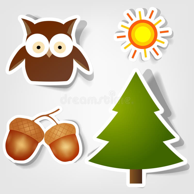 Stickers - File Format Icons Stock Vector - Illustration of protection ...