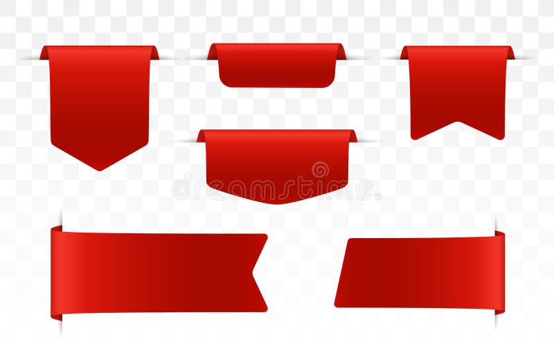 Set of Vector Tags or Labels. Vector Illustration Stock Vector ...