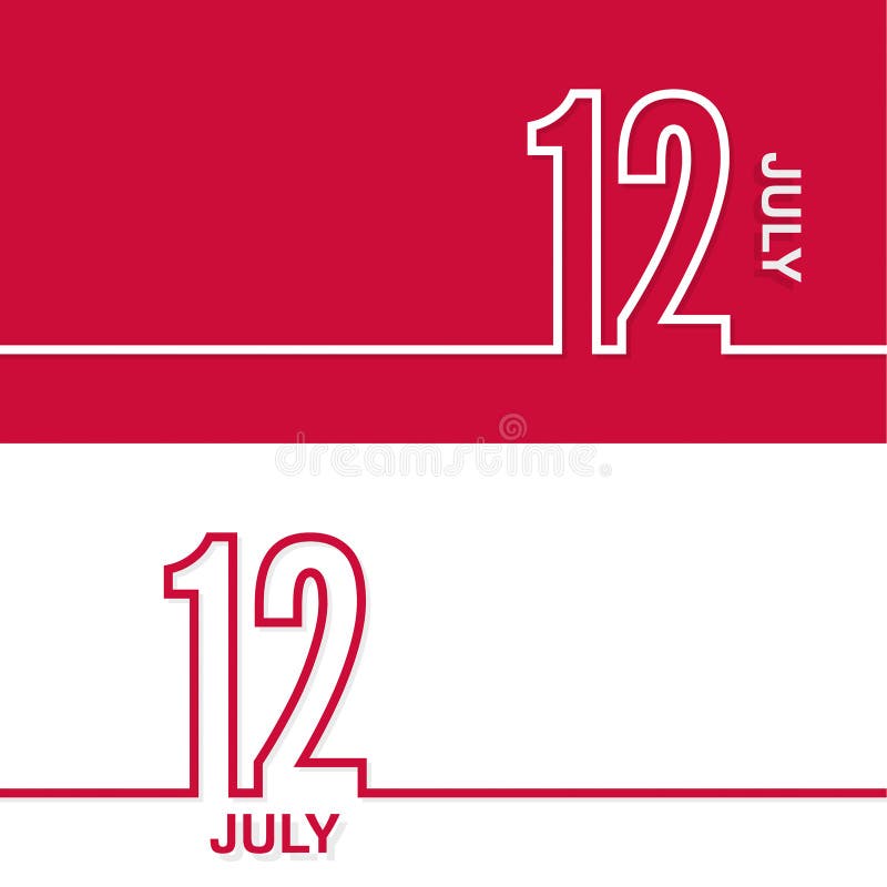 Set of Vector Template Banners Stock Vector - Illustration of month ...