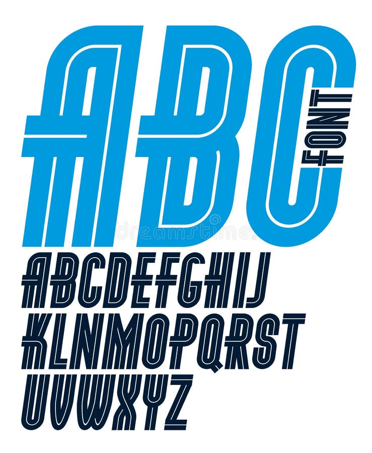 Set of Vector Upper Case Bold Regular English Alphabet Letters M Stock ...