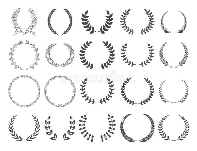 Set of Vector Wreaths. Design Elements for Logo, Label, Emblem, Stock ...