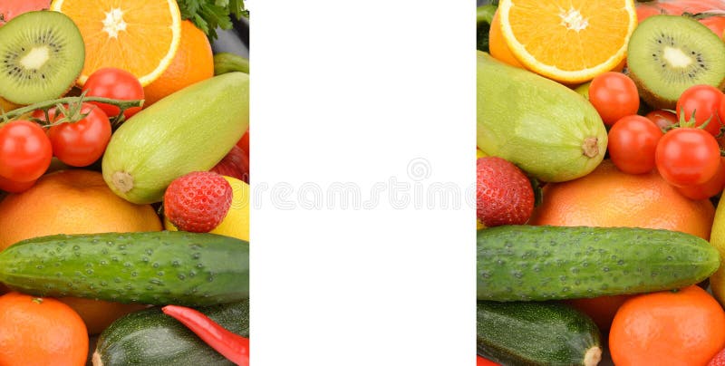 1,982 Collage Vegetables Fruits Isolated White Stock Photos - Free ...