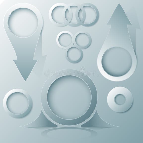 A Set of Versatile Frames Banners Stock Vector - Illustration of design ...