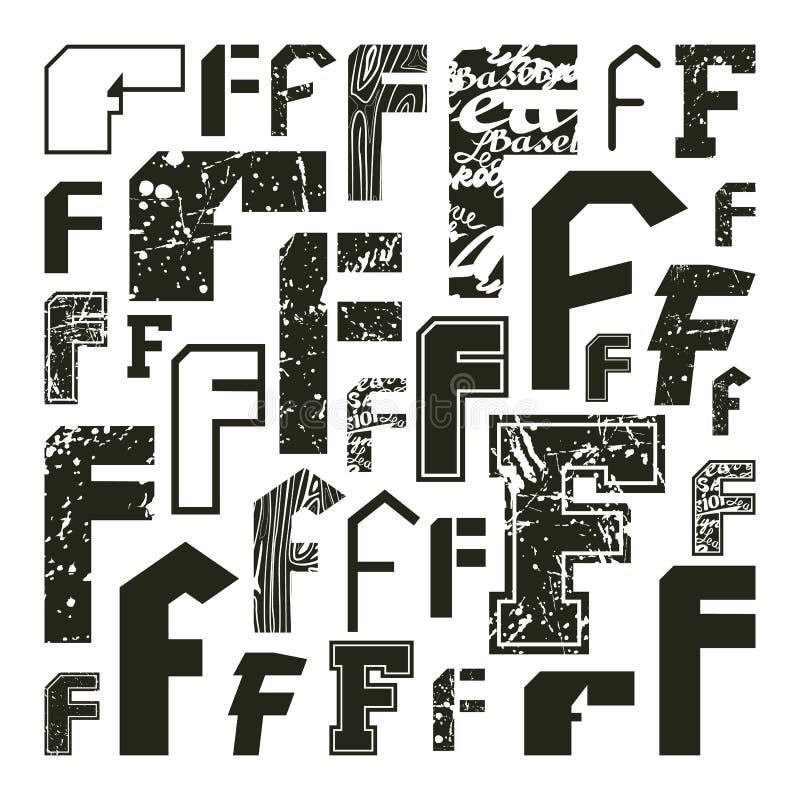 Serif Variants Stock Illustrations – 63 Serif Variants Stock ...