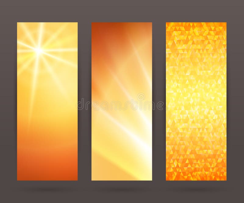 Set Vertical Banner Background Template Layout Flyer66 Stock Vector ...