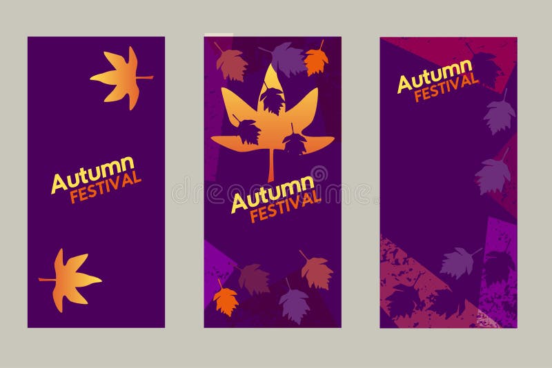 Set of vertical banners stock vector. Illustration of creative - 77041992
