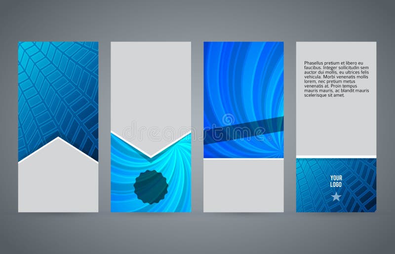 Set of Vertical Web Banner Layout Background07 Stock Vector ...
