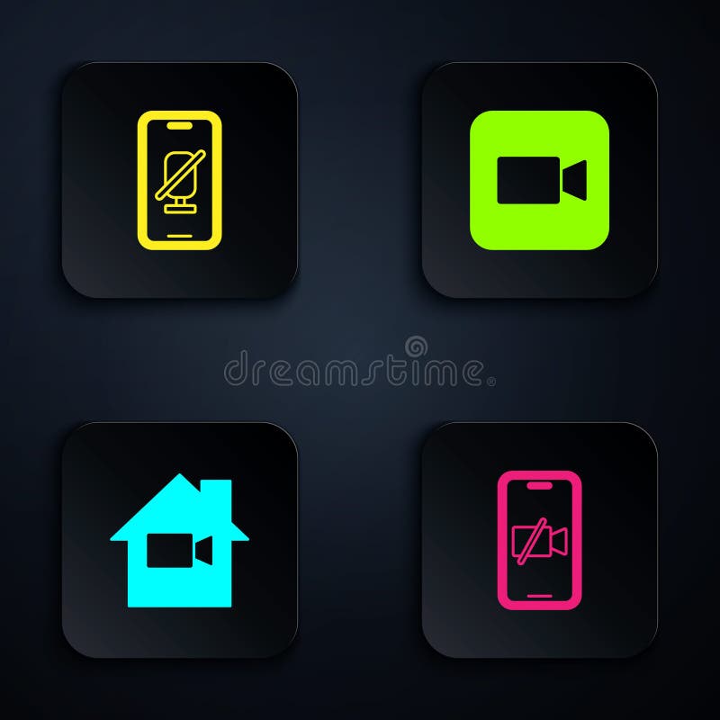 Set Video Camera Off on Mobile, Mute Microphone, in Home and Camera ...