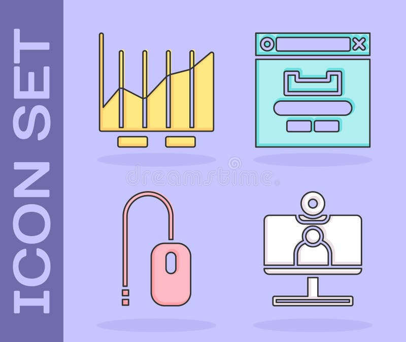 Infographic Computer Template Design Stock Vector - Illustration of ...