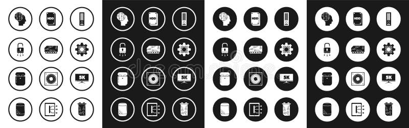 Set Video Game Console, RAM, Random Access Memory, Lock Digital Circuit ...