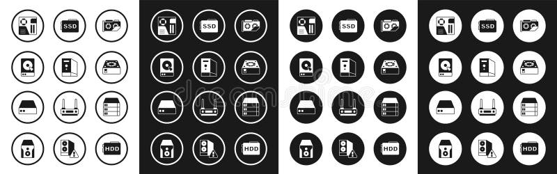 Set Video Graphic Card, Case of Computer, Hard Disk Drive HDD ... Set Video Graphic Card, Case of Computer, Hard Disk Drive HDD ...