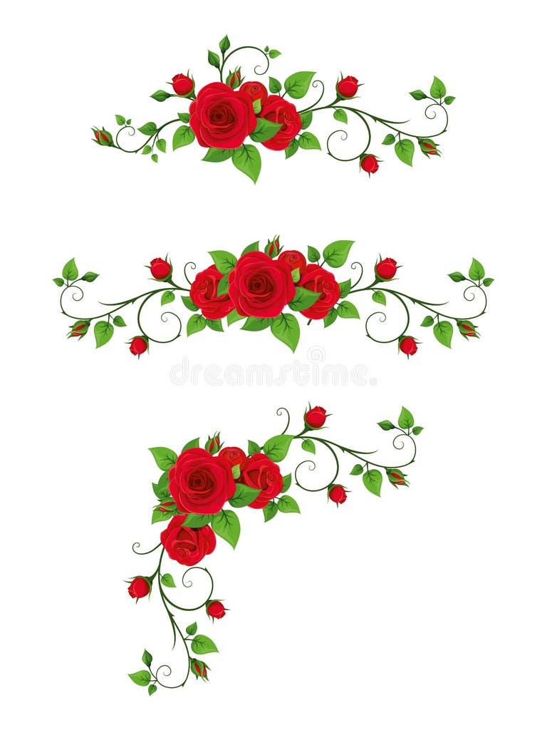 Rose Vines Stock Illustrations – 3,311 Rose Vines Stock Illustrations ...
