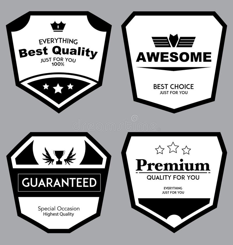 Awesome Badges Template Stock Illustrations – 33 Awesome Badges ...