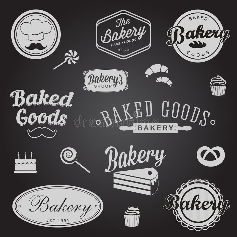 Retro Bakery Labels stock vector. Illustration of design - 34747463 Retro Bakery Labels stock vector. Illustration of design - 34747463