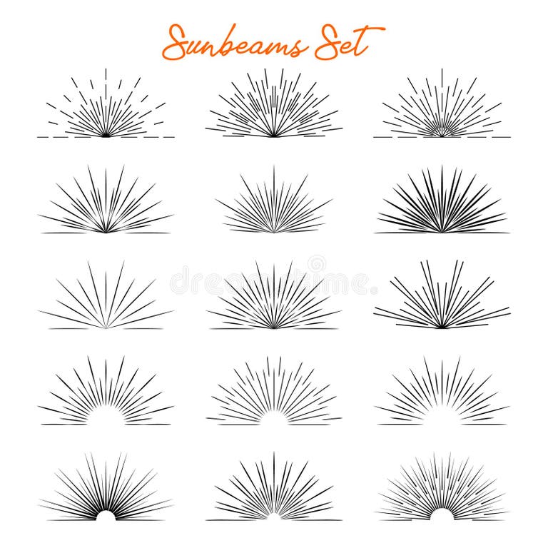 Sunset Rays Vector Stock Illustrations – 10,695 Sunset Rays Vector ...